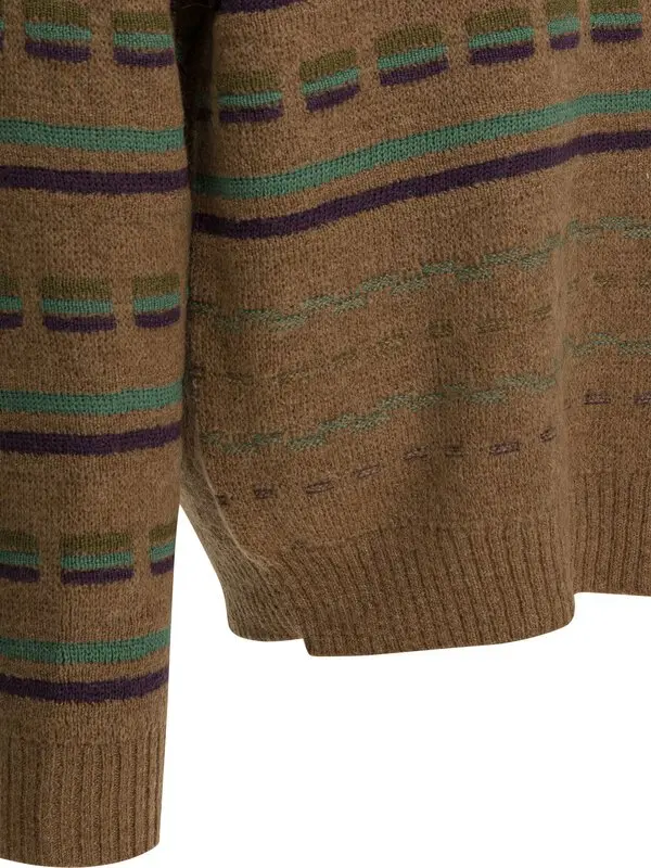 BEAMS Striped Knitwear