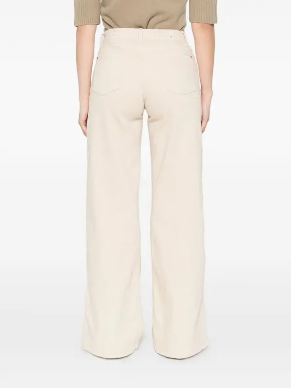 SEVEN Name' Lotta Denim Wide Leg Jeans - Beige