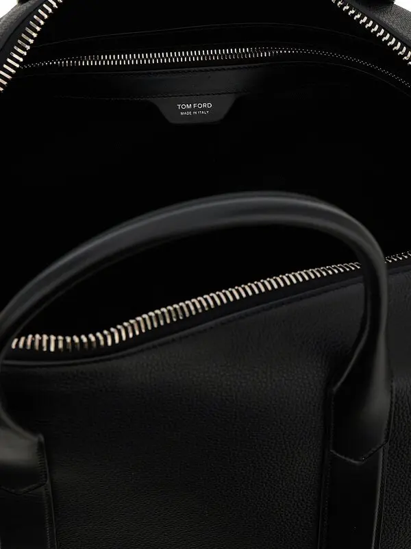TOM FORD Medium Leather Duffle Bag