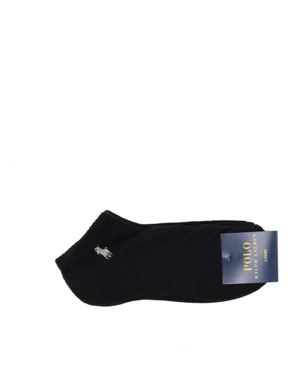Ralph Lauren Sport Low-cut No-show Socks 3 Pack - Black