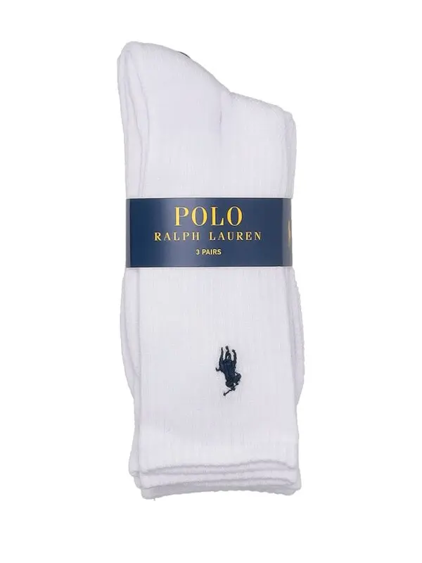 Ralph Lauren Sport Crew Ankle Socks 3 Pack