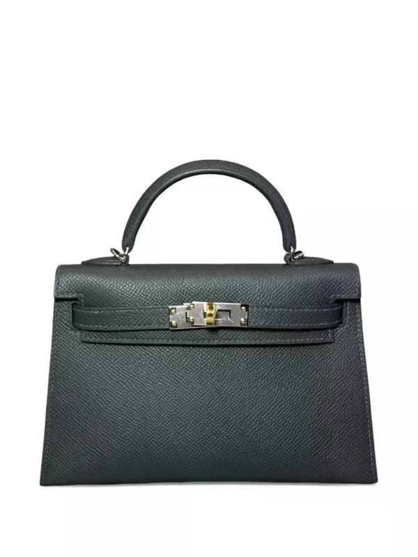 Hermès 2025 Mini Kelly Sellier 20 Tote Bag - Grey