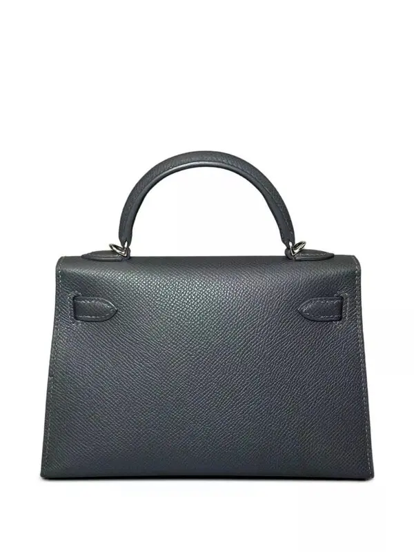 Hermès 2025 Mini Kelly Sellier 20 Tote Bag - Grey