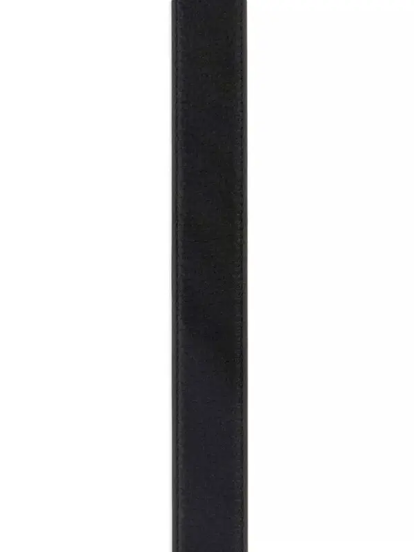 Montblanc Horseshoe Leather Reversible Belt - Black