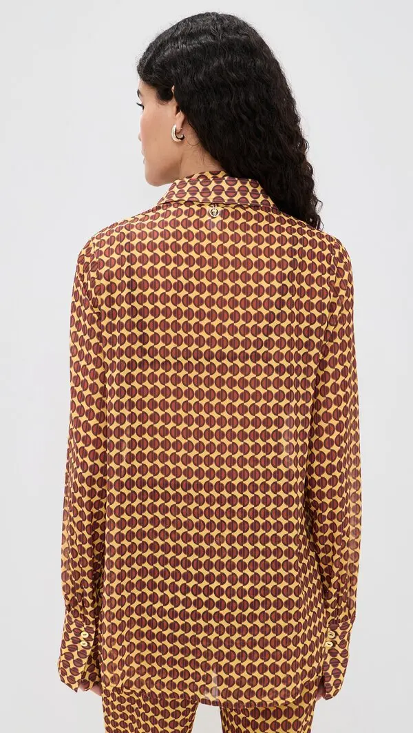 BANANHOT Bowie Geometric Print Shirt