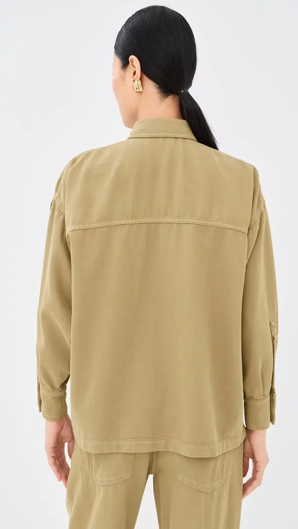 DARKPARK Jenny Tencel Denim Boxy Shirt - Sand
