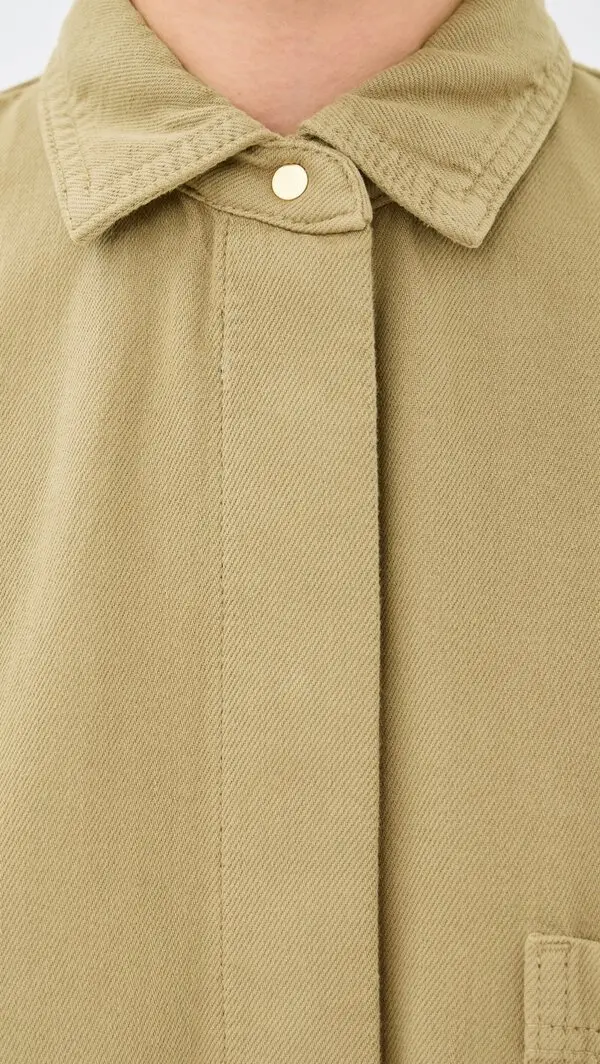 DARKPARK Jenny Tencel Denim Boxy Shirt - Sand