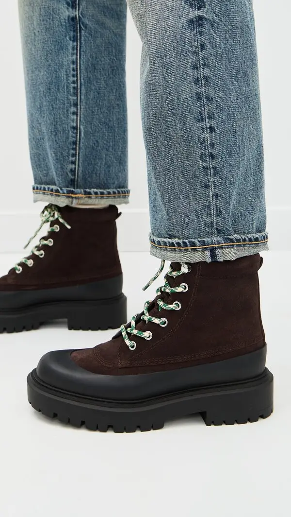 LOEFFLER RANDALL Lace-up Weather Boots