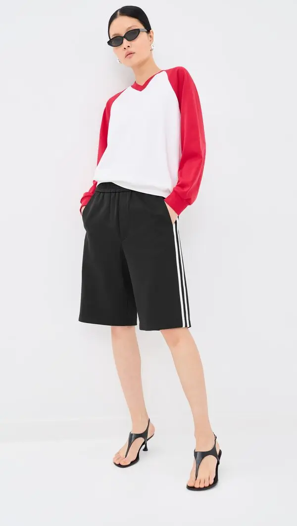 Tibi Active Knit Shorts