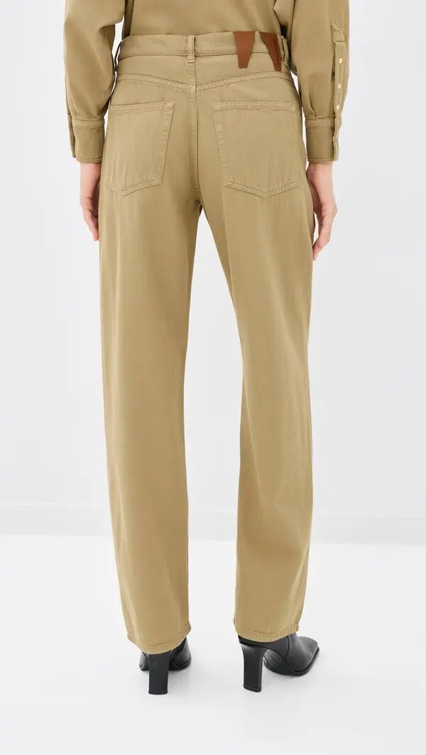 DARKPARK Gale Relaxed Fit Tencel Denim Jeans - Sand