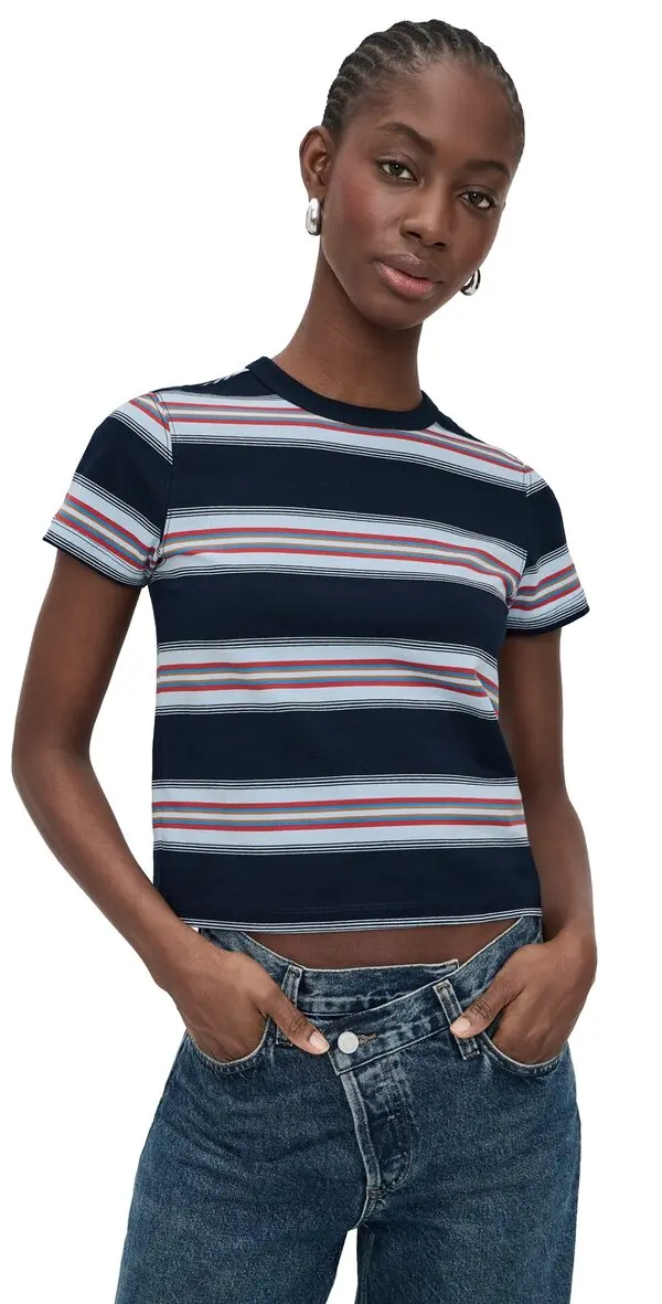 DAZE Zuma Striped Short Sleeve Tee