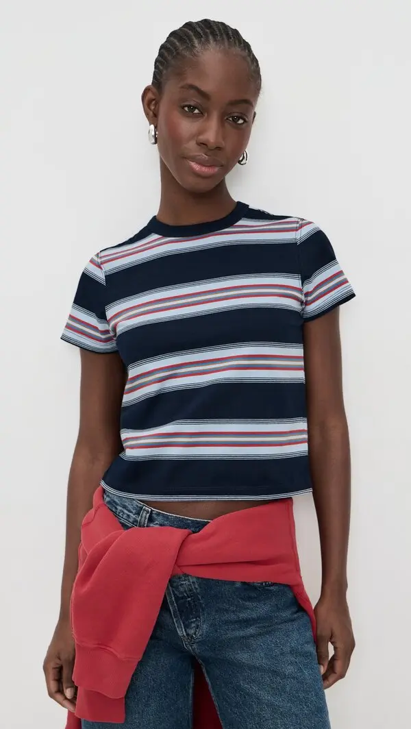 DAZE Zuma Striped Short Sleeve Tee