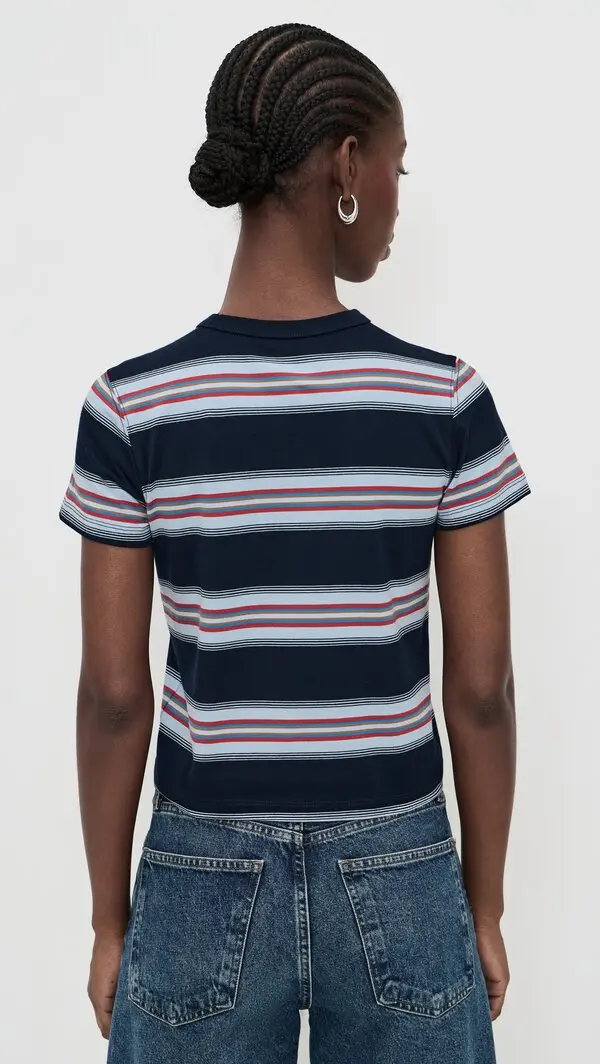 DAZE Zuma Striped Short Sleeve Tee