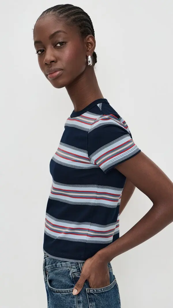 DAZE Zuma Striped Short Sleeve Tee