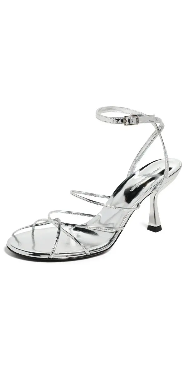 Christopher Esber Blaze Metallic Heels - Mirror