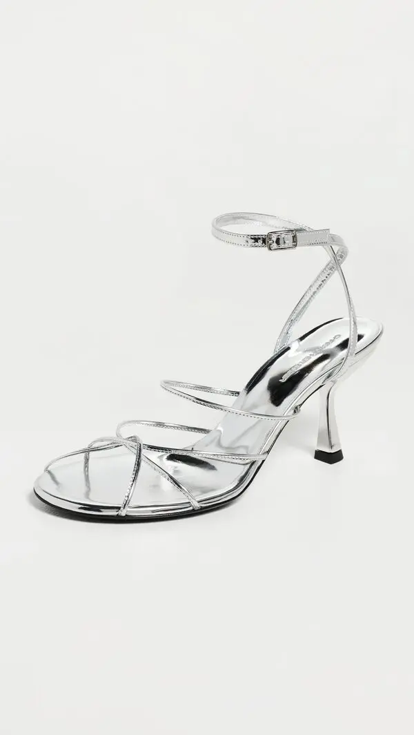 Christopher Esber Blaze Metallic Heels - Mirror
