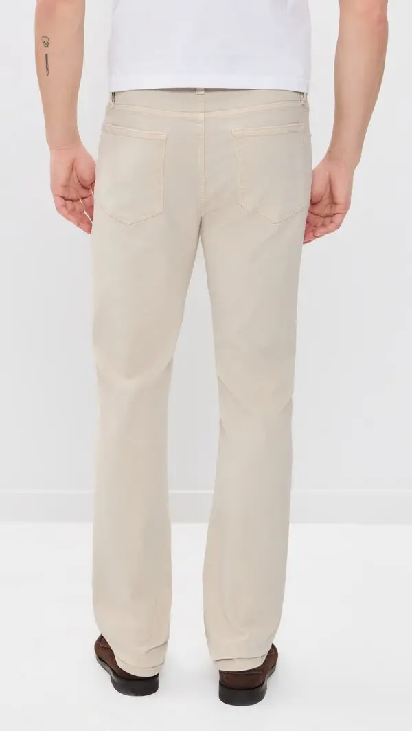FRAME Modern Straight Twill Jeans - Milk Beige