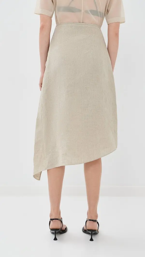 Coperni Floral Linen Skirt