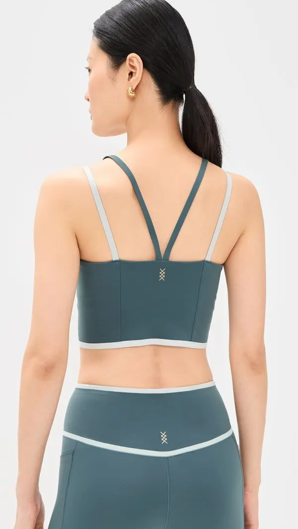 RHONE Instinct Contrast Longline Bra