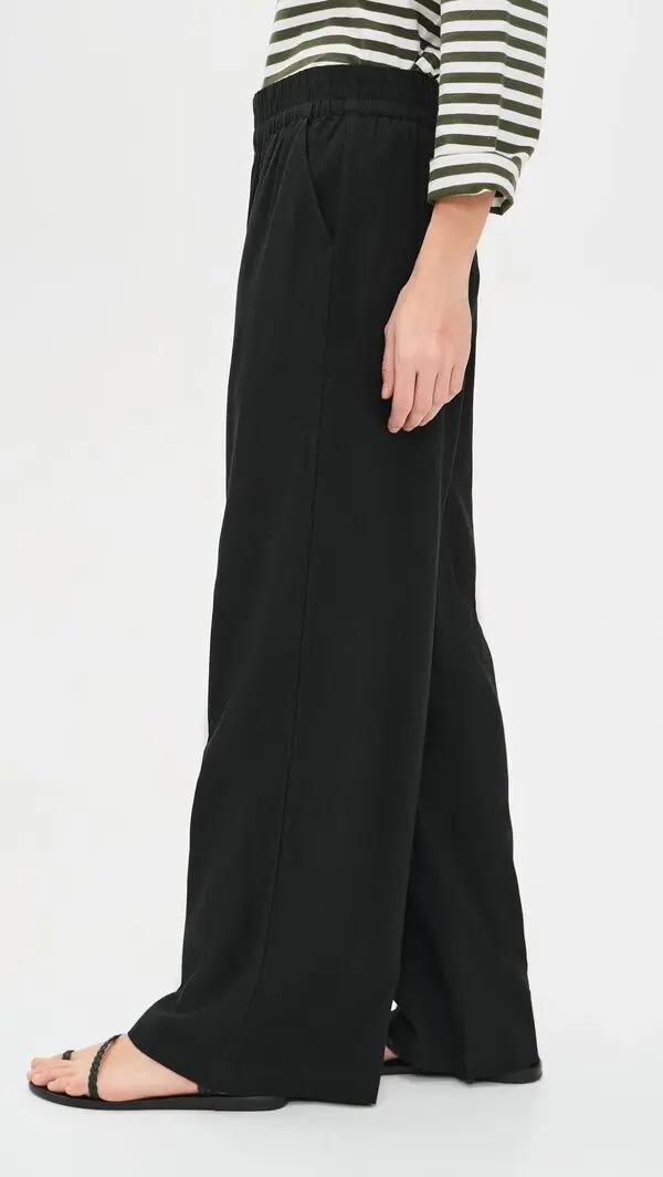 Marine Layer Allison Tencel Trousers - Black