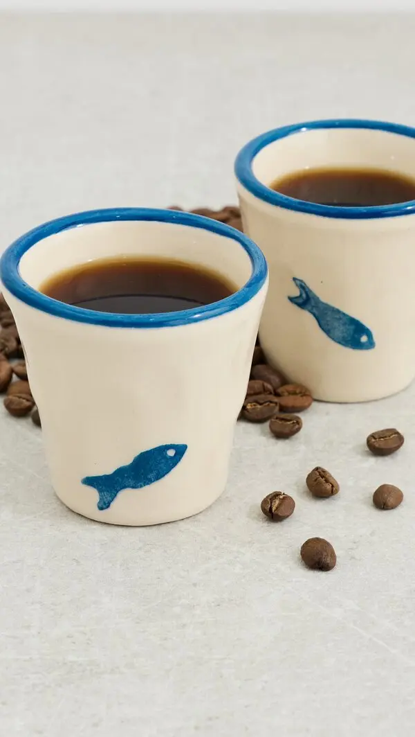 ZAFFERANO Stencil Espresso Shot Cups