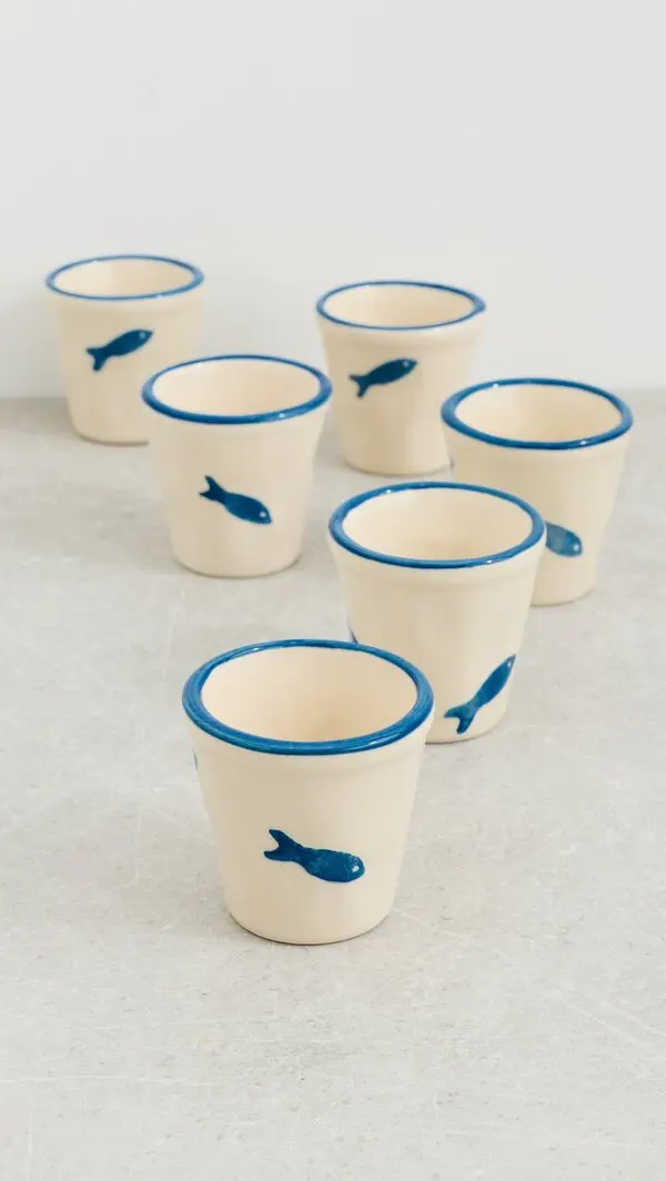 ZAFFERANO Stencil Espresso Shot Cups