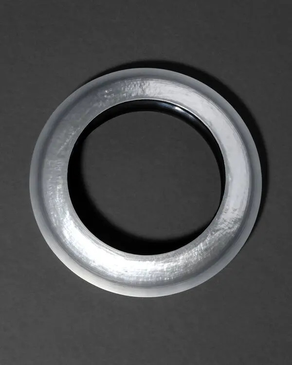 Alexis Bittar Lucite Bangle Bracelet - Silver