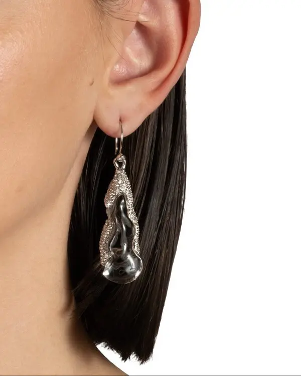 Alexis Bittar Silverlake Lucite Wire Drop Earrings