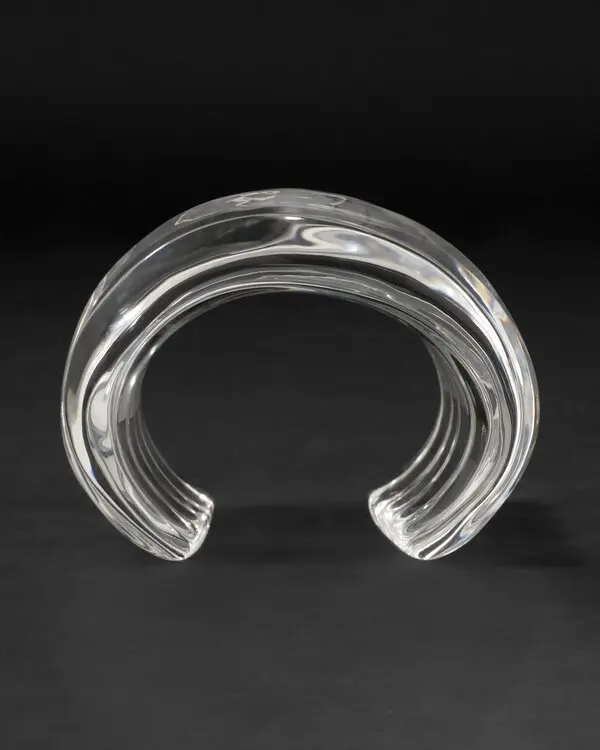 Alexis Bittar Liquid Lucite Wide Ripple Cuff Bracelet