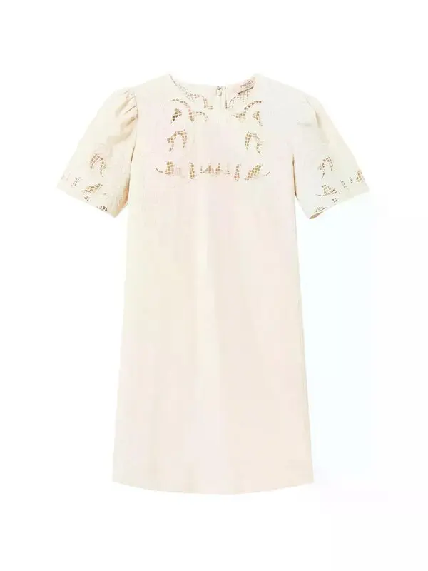 TWINSET Embroidered Mini Dress