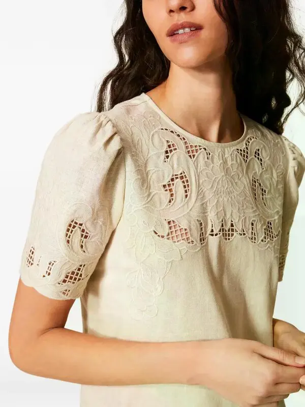 TWINSET Embroidered Mini Dress