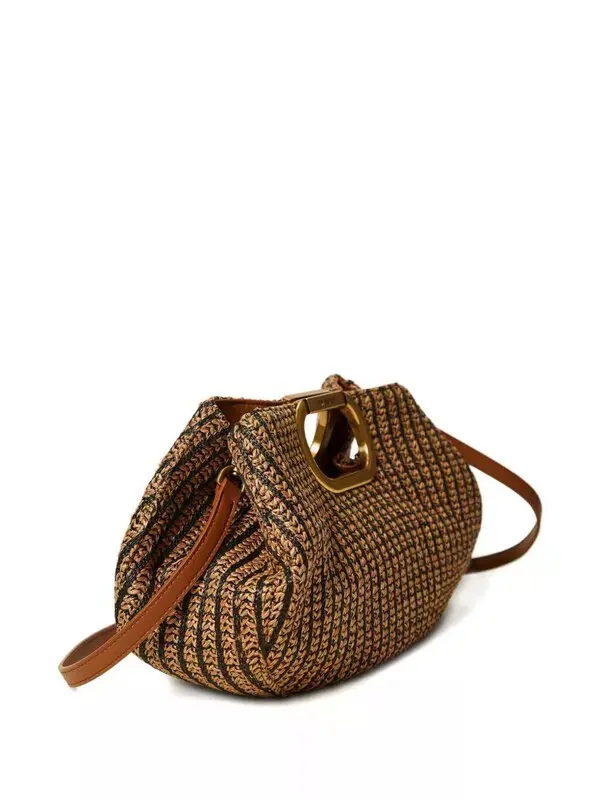 TWINSET Woven Top Handle Bag
