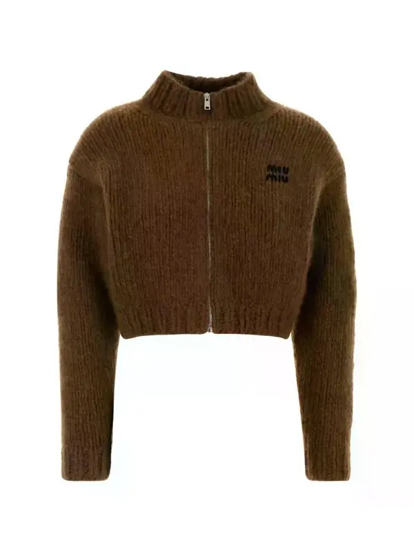 Miu Miu Cashmere Cropped Cardigan