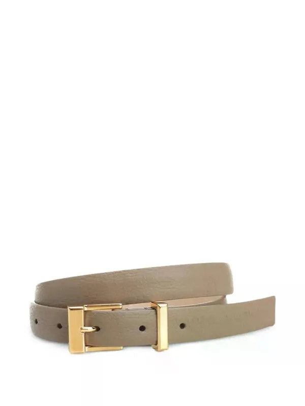 Khaite Manhattan Leather Belt - Neutrals
