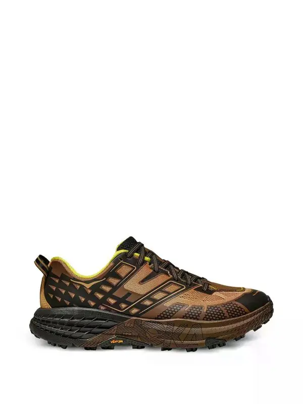 HOKA® Speedgoat 2 Geometric-pattern Sneakers - Brown