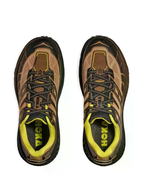 HOKA® Speedgoat 2 Geometric-pattern Sneakers - Brown