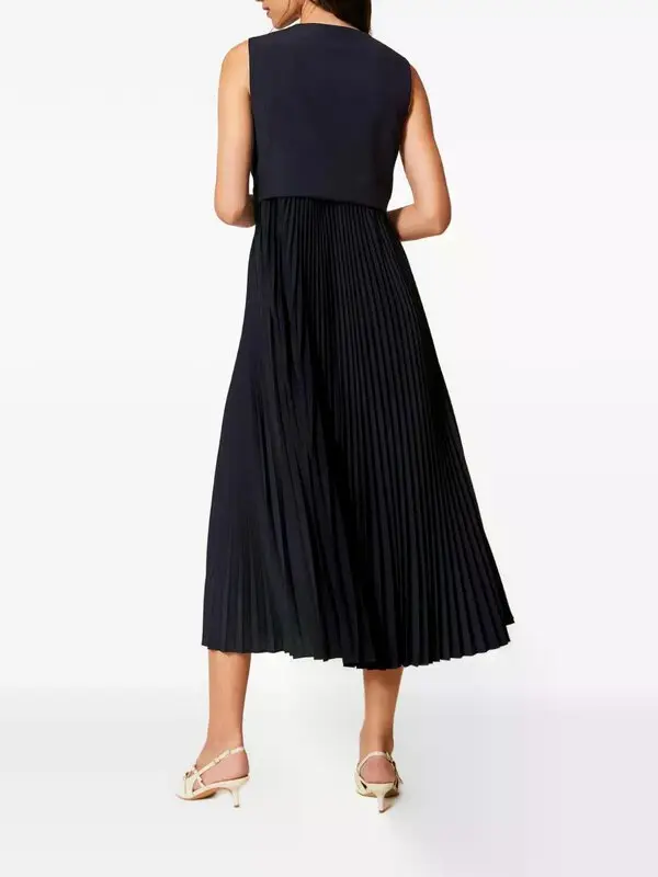 TWINSET Pleated Midi Dress