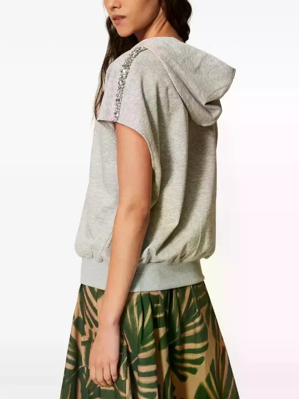 TWINSET Embellished Hoodie