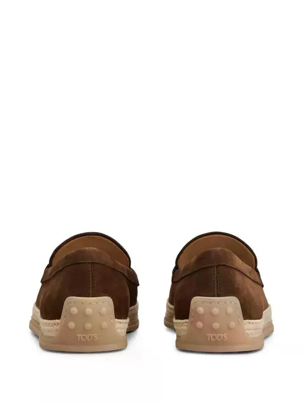 TOD'S Suede Loafers - Brown