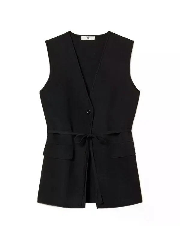 TWINSET Sleeveless Jacket - Black
