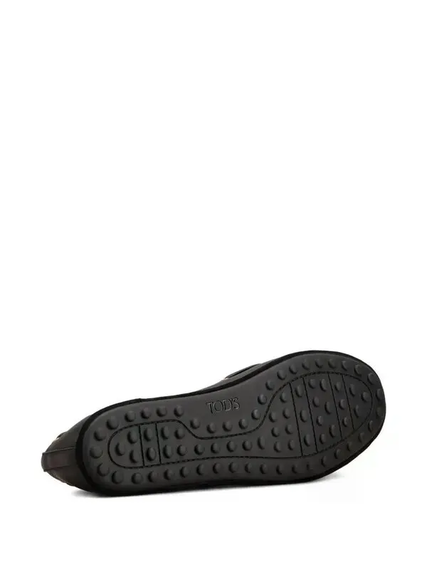 TOD'S Bow-detail Ballet Flats - Black