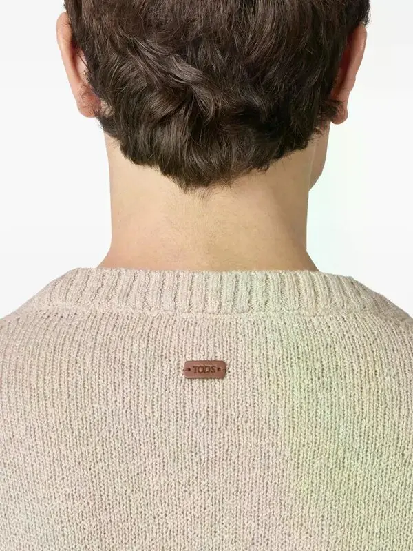 TOD'S Long-sleeve Round-neck Sweater - Neutrals