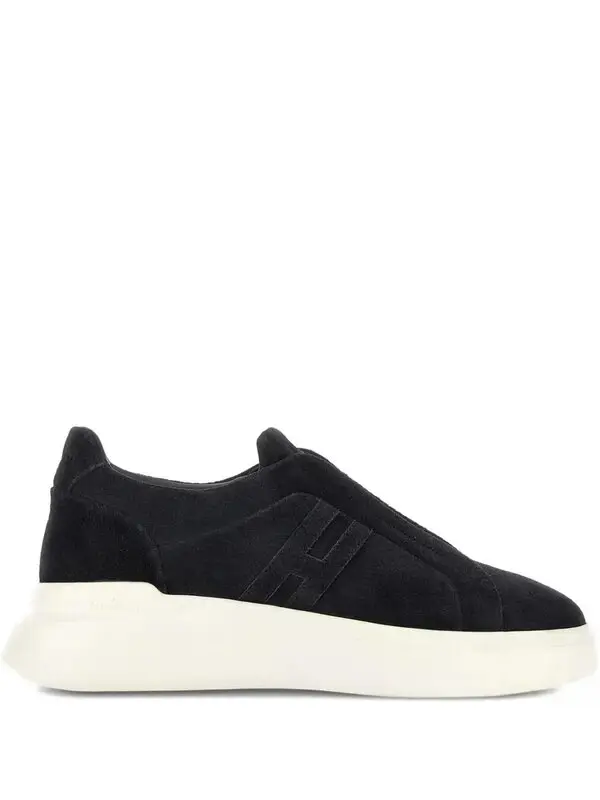 Hogan H580 Logo-detail Sneakers - Blue