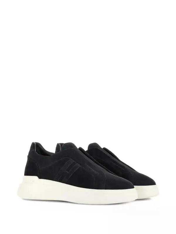 Hogan H580 Logo-detail Sneakers - Blue