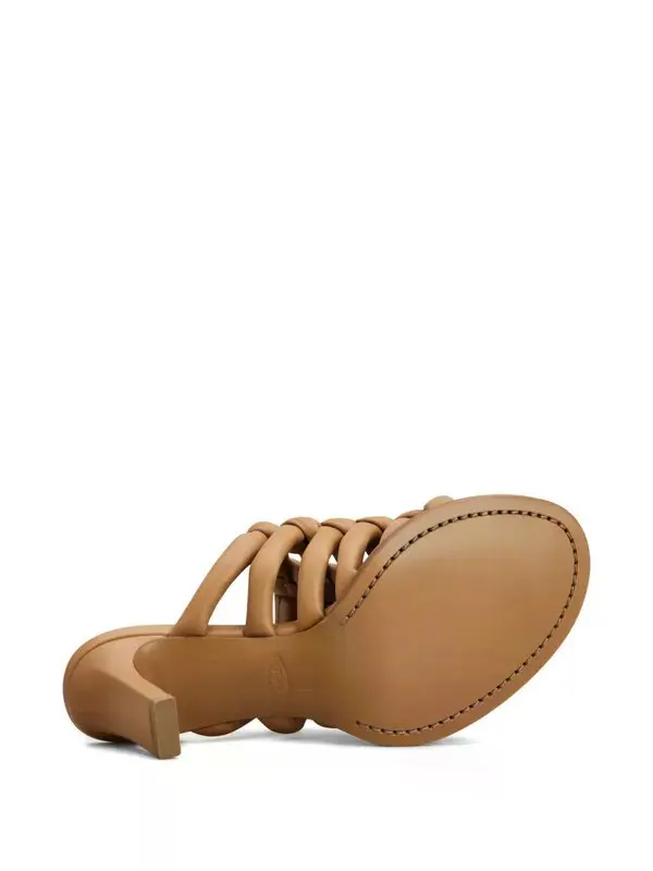 TOD'S Woven Heeled Sandals