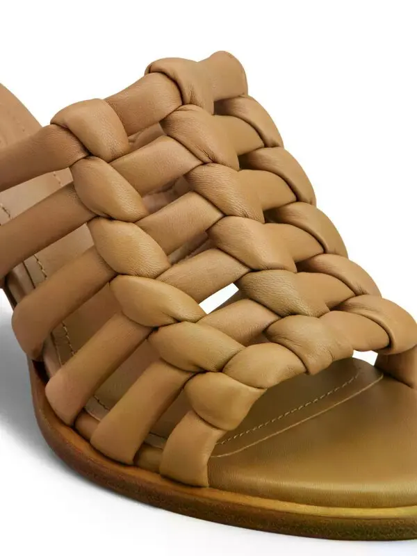 TOD'S Woven Heeled Sandals
