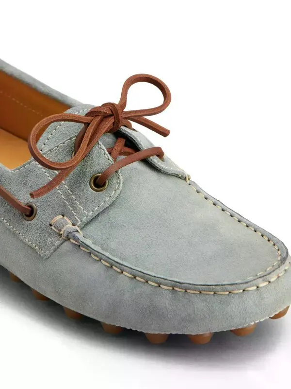 TOD'S Lace-up Boat Shoes - Grey
