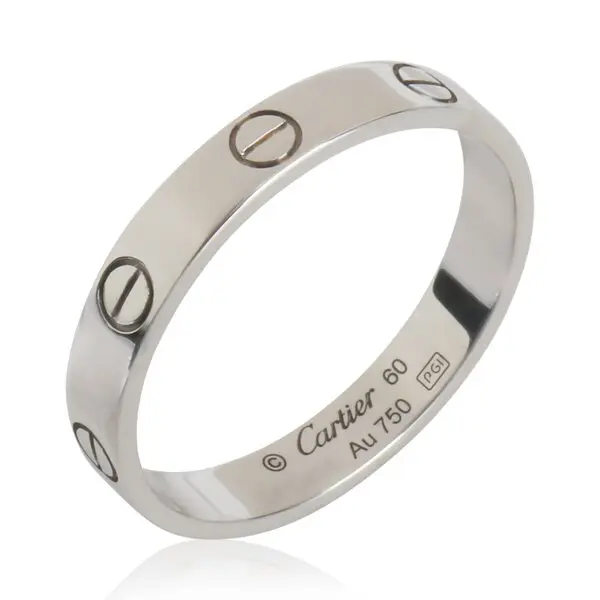 CARTIER White Gold Love Ring