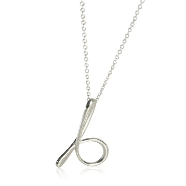 Tiffany & Co. Sterling Silver Elsa Peretti Alphabet Pendant - Sterling_silver