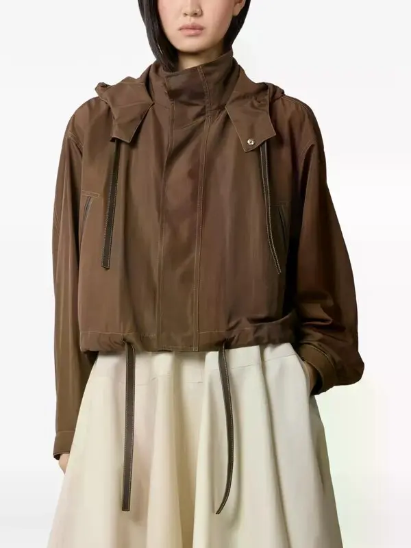 TOD'S Hooded Jacket With Pocket Detail